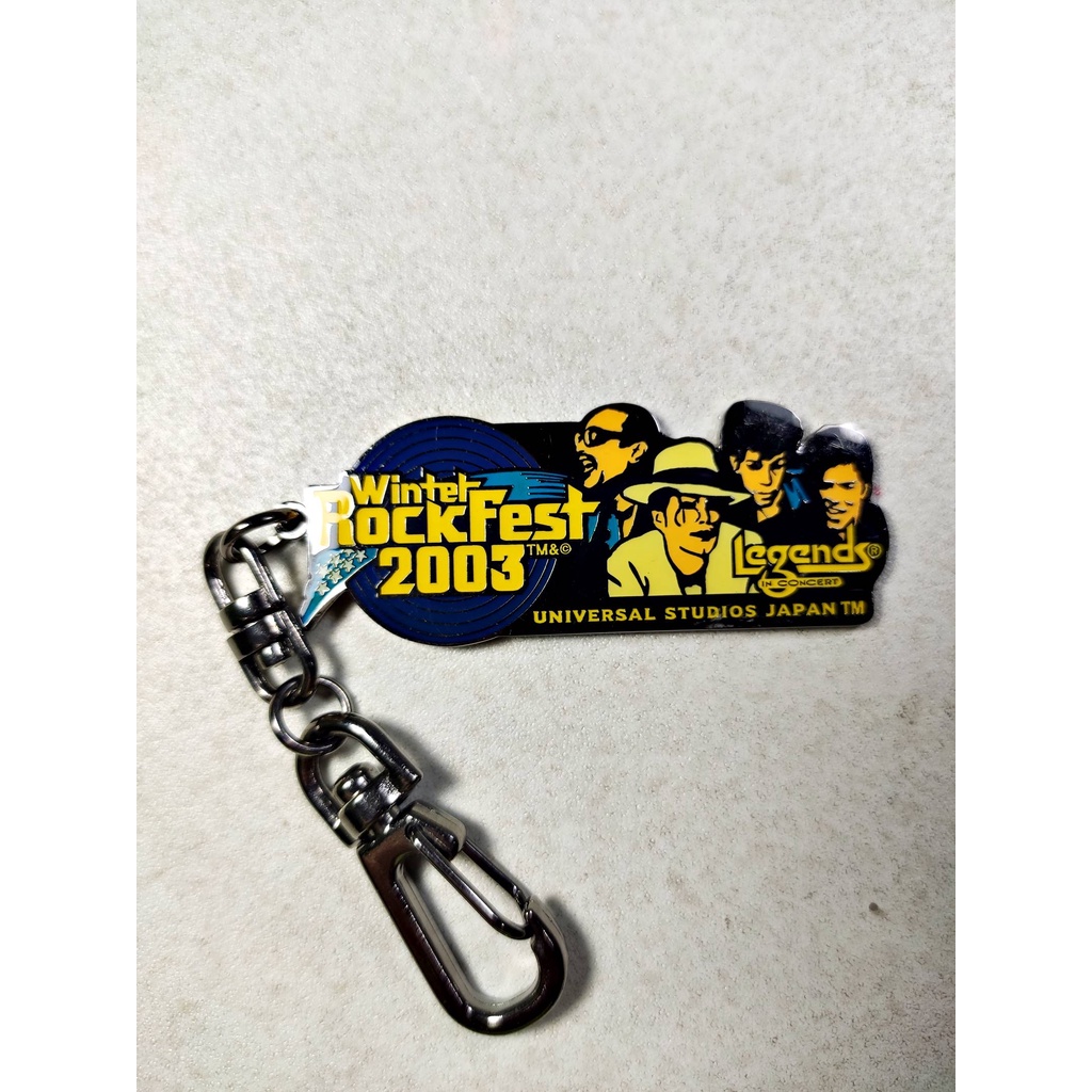 2003 VINTAGE WINTER ROCKFEST LEGENDS IN CONCERT KEYCHAIN CHARM | Shopee ...