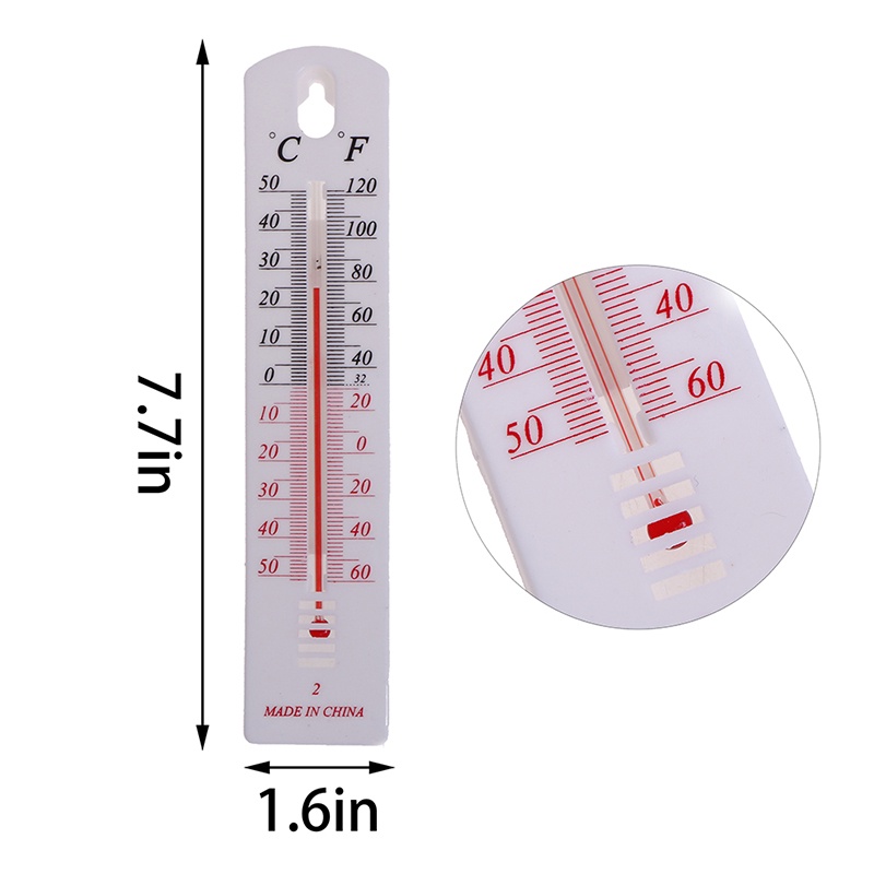 Vertical Thermometer Wall Temperature Gauge Monitor Home Indoor Outdoor ... Vertical Thermometer Wall Temperature Gauge Monitor Home Indoor Outdoor ...