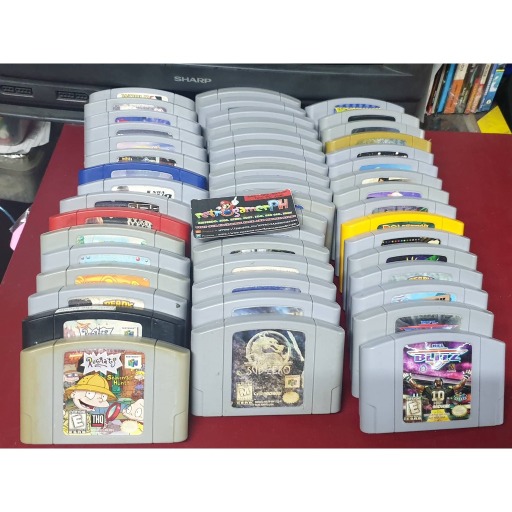 #3 Original Nintendo 64 (N64) Game Cartridges (US Version) | Shopee ...
