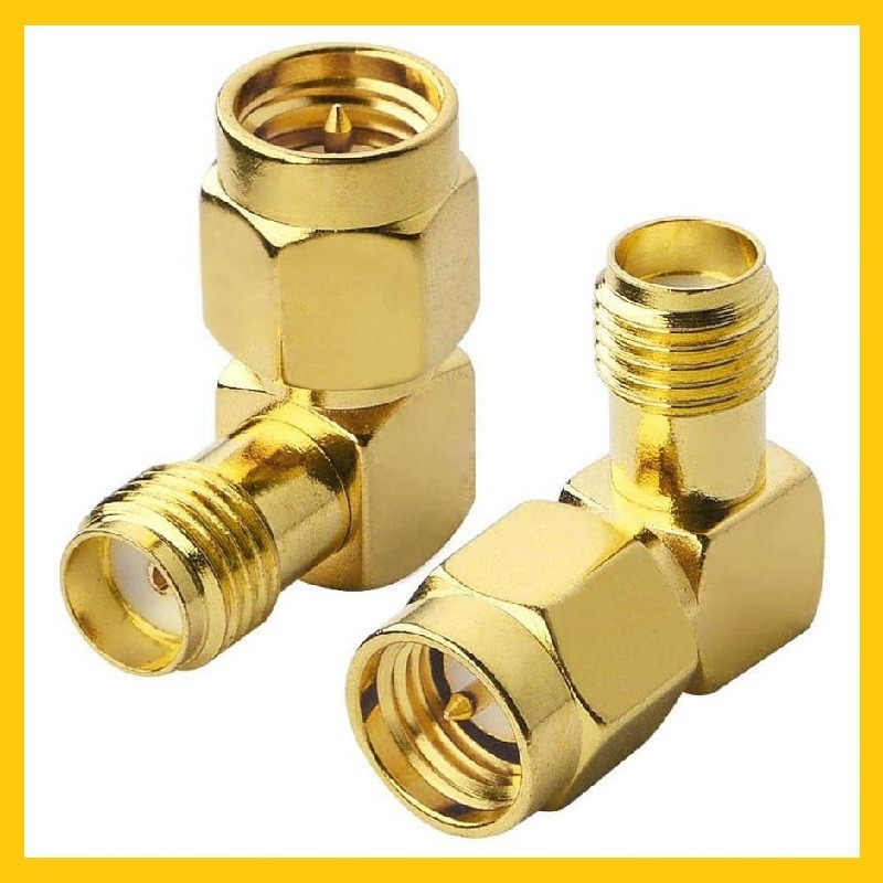 ⊕SMA Antenna Right Angle 90-degrees Adaptor for Globe at Home and PLDT ...