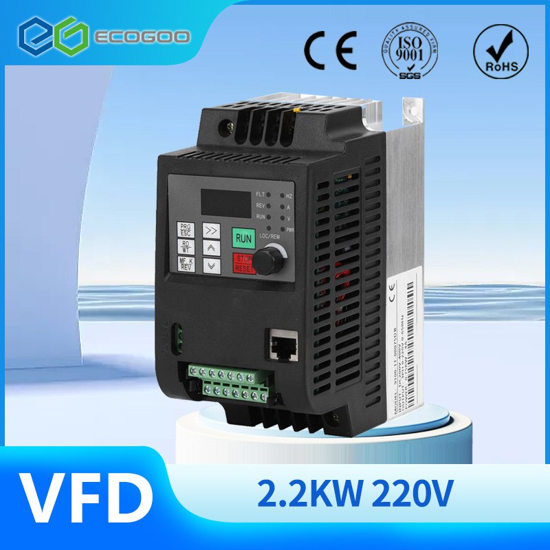 220V1.5KW 2.2KW 4KWSingle Phase input and 3 Phase Output Frequency ...