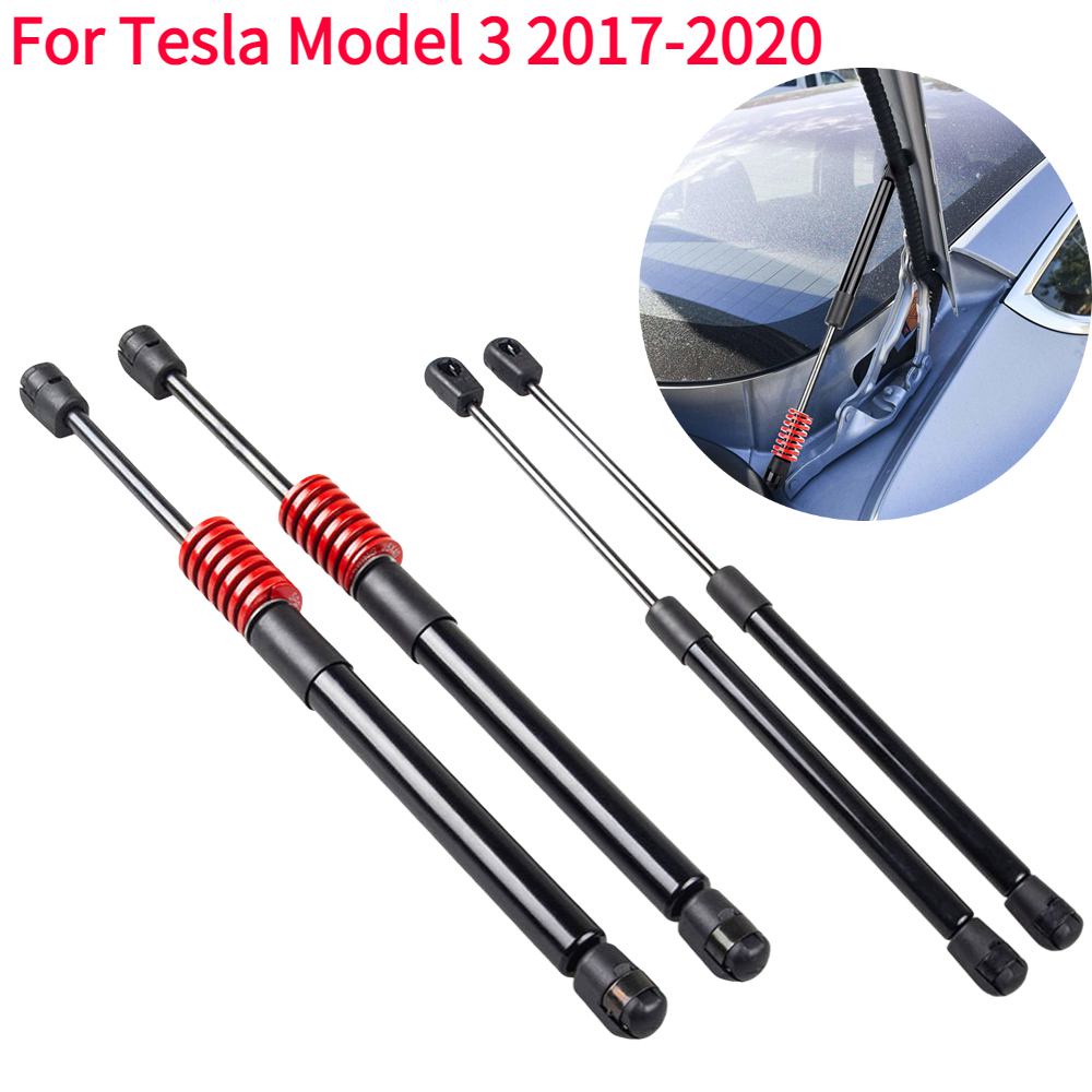 2Pcs Car Front Rear Tail Gate Tailgate Trunk Lift Struts for Tesla ...