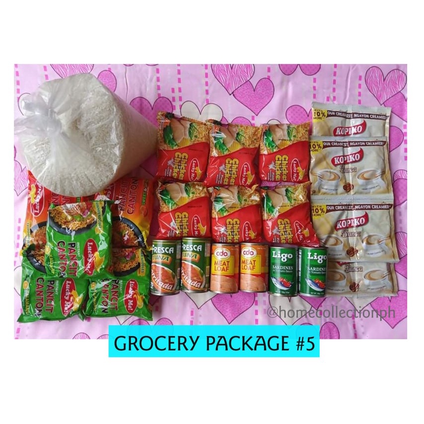 Grocery Package (Rice/Noodles/Coffee/Canned Goods) | Shopee Philippines