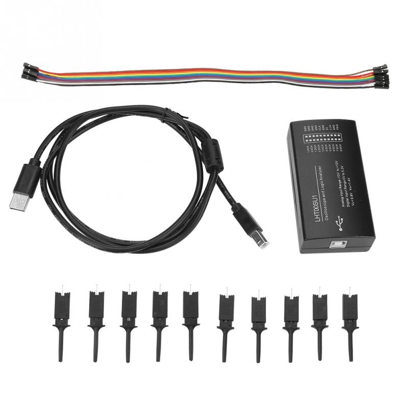 LHT00SU1 Virtual Oscilloscope Logic Analyzer Data Logger Dual Input ...