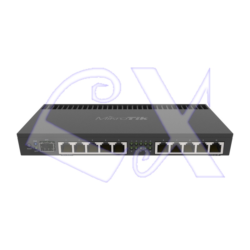 MikroTik RB4011iGS RM 11-port 10G SFP quad-core Gigabit wired router 1U ...