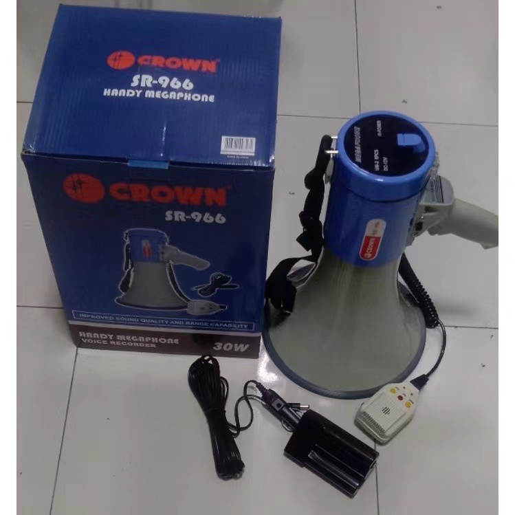 Konzert MEGA1 Megaphone 50W w/ Recording Function & Siren(LEXING/CROWN ...