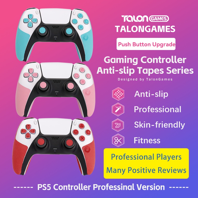 TALONGAMES Controller Grip Tape Compatible with Playstation 5 DualSense ...