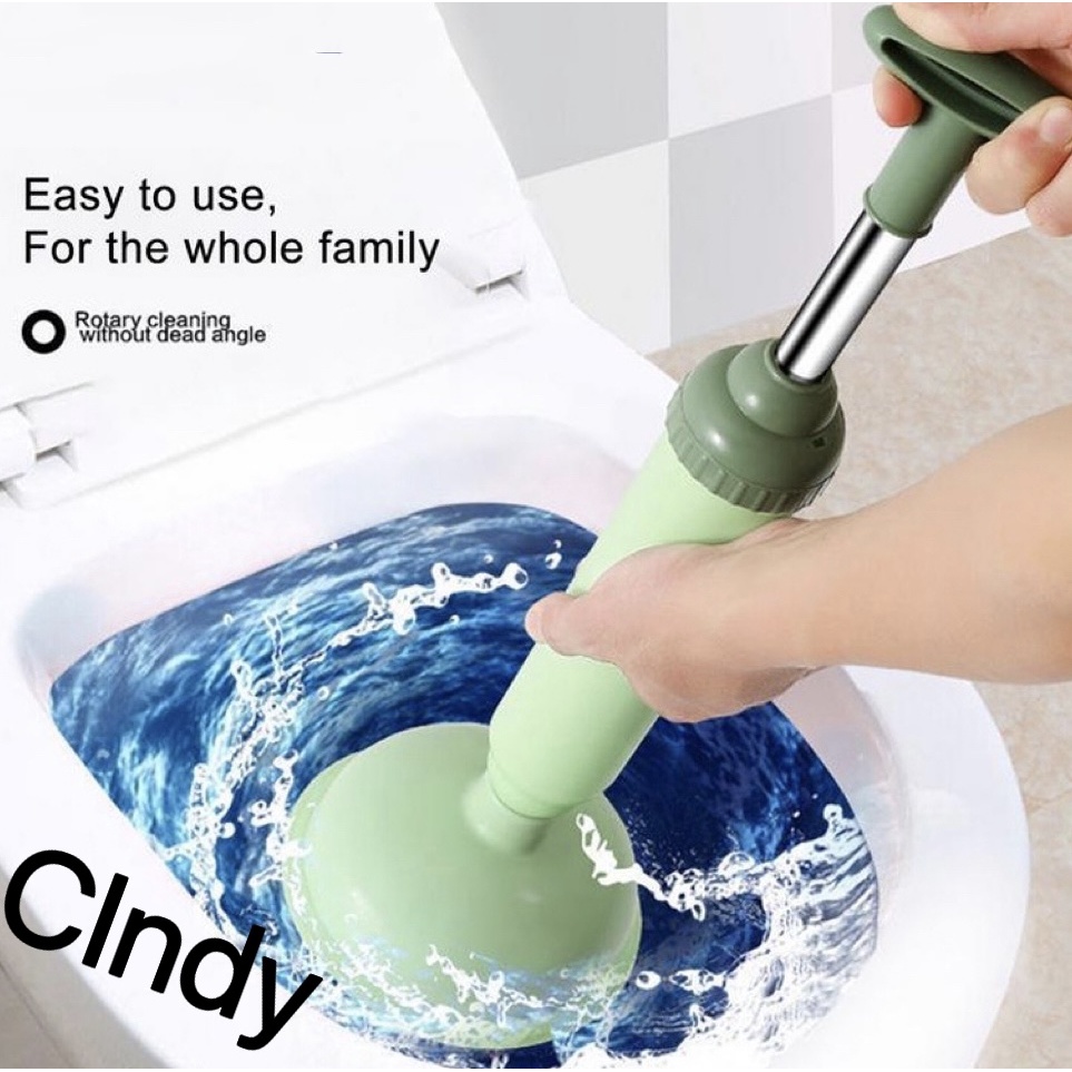 CIndy Toilet clean high-pressure pump cleaner air Drain Blaster Plunger ...