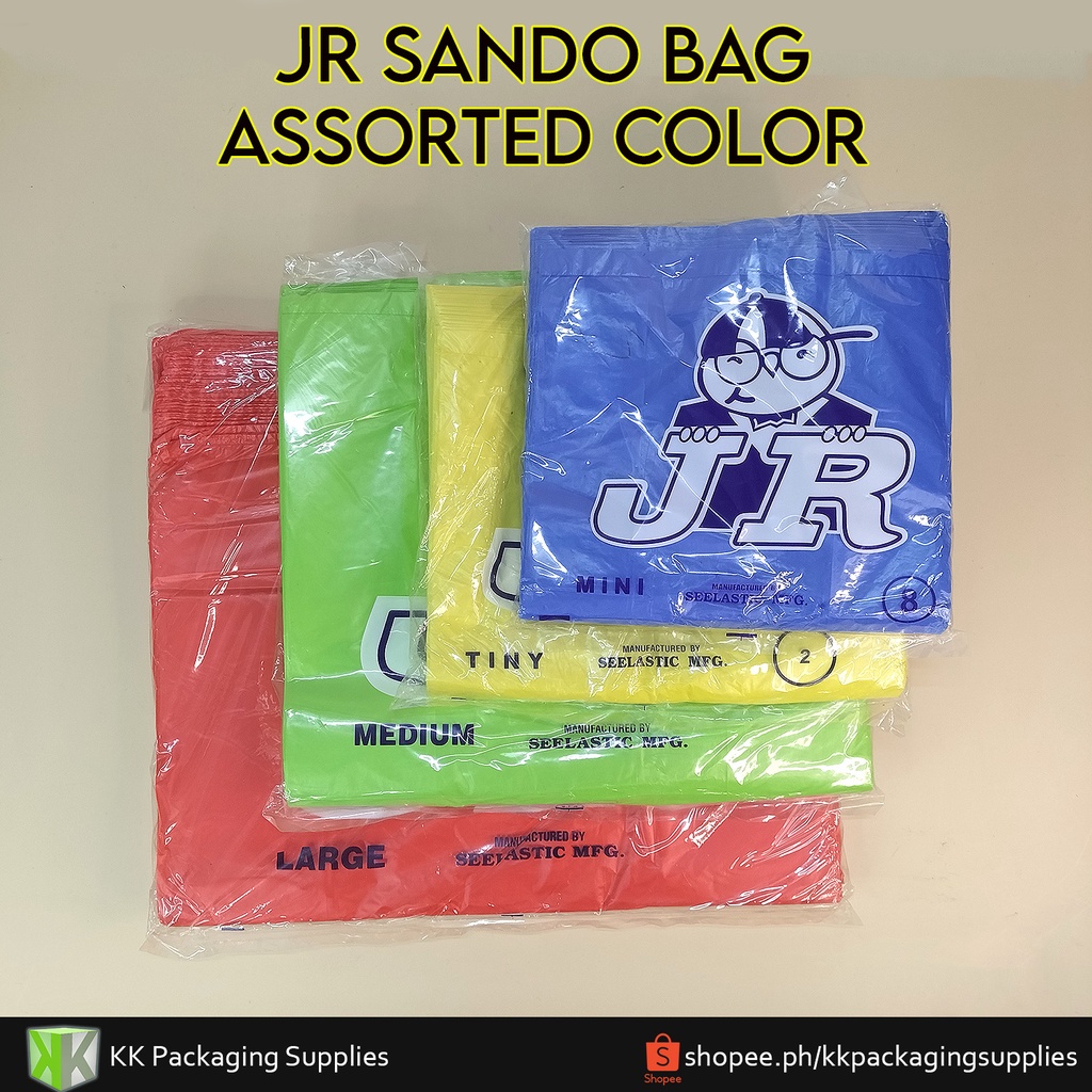 JR Sando Bag Assorted Color (100pcs/pack) Mini | Tiny | Medium | Shopee ...
