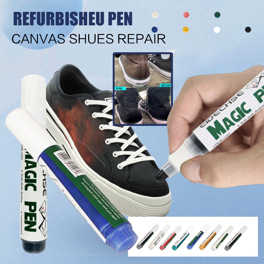 Canvas Shoes Repair Pen Cloth Color Soft Cloth Dyeing Waterproof Magic ...