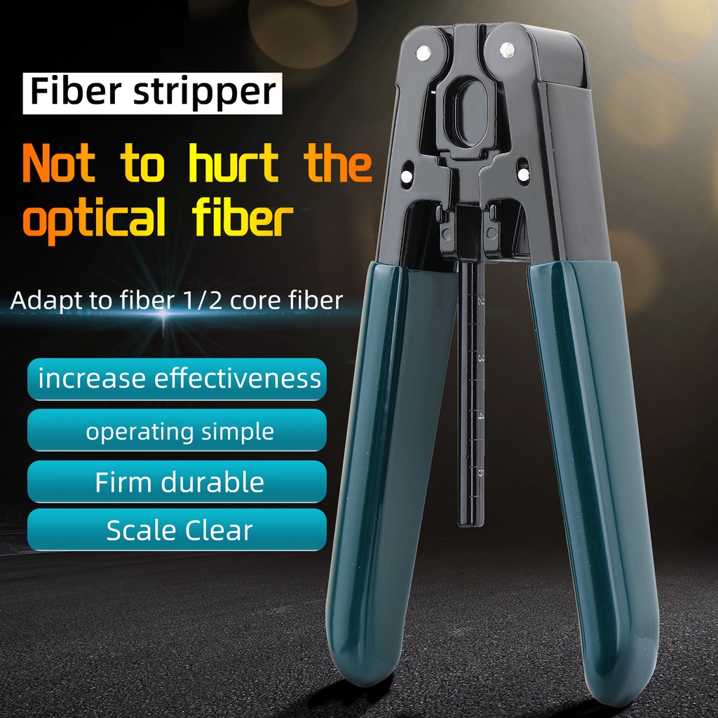 KELUSHI FTTH Fiber Cable Striping Plier Fiber Optic Stripping Tool ...
