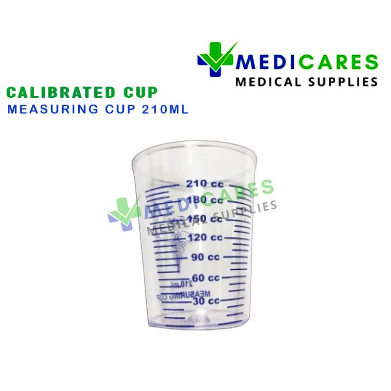 Plastic Medicine Cup /Calibrated Cup 210ml (Sold per pcs) | Shopee Philippines