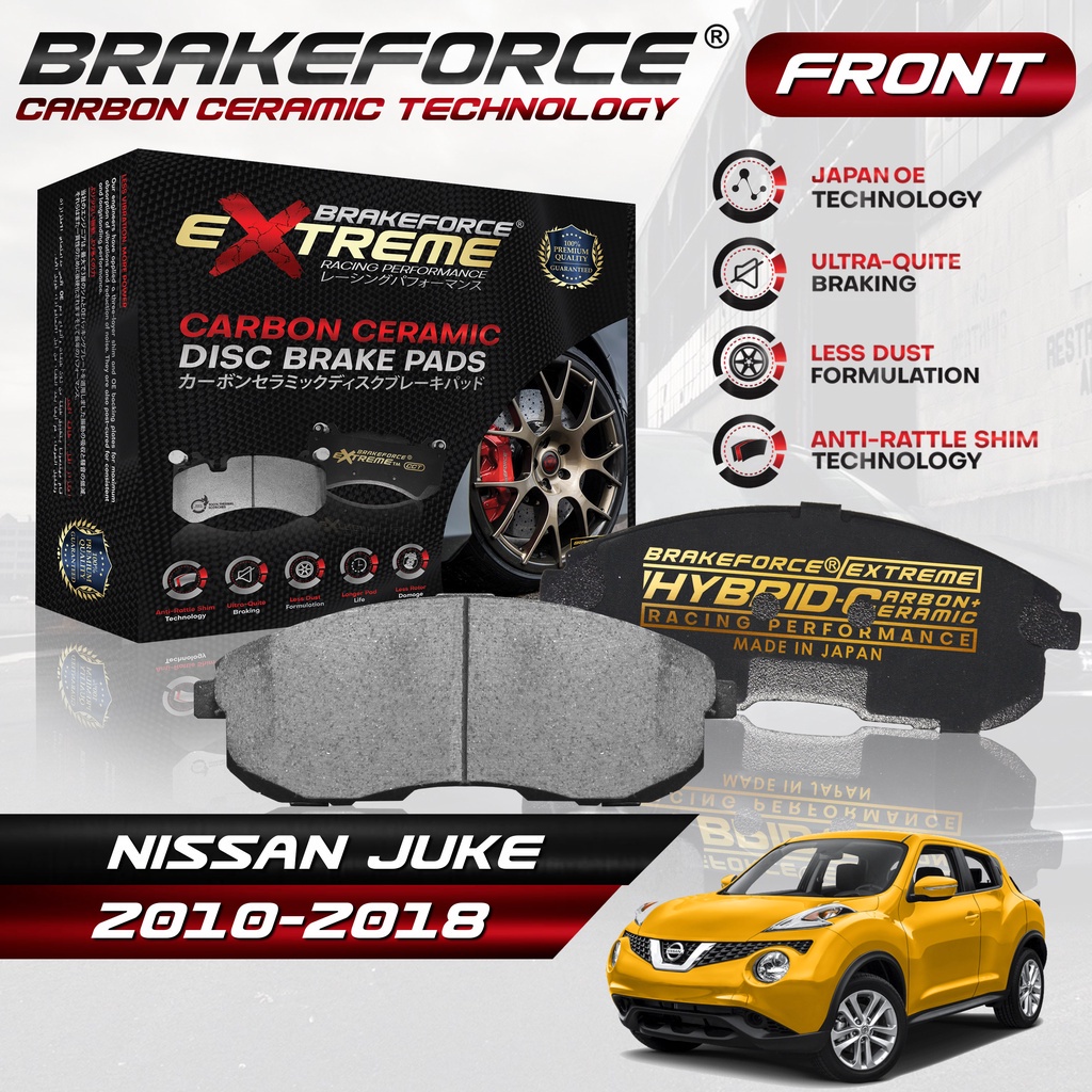 Enhanced Safety: BRAKEFORCE Carbon-Ceramic FRONT Brake Pads Made in ...