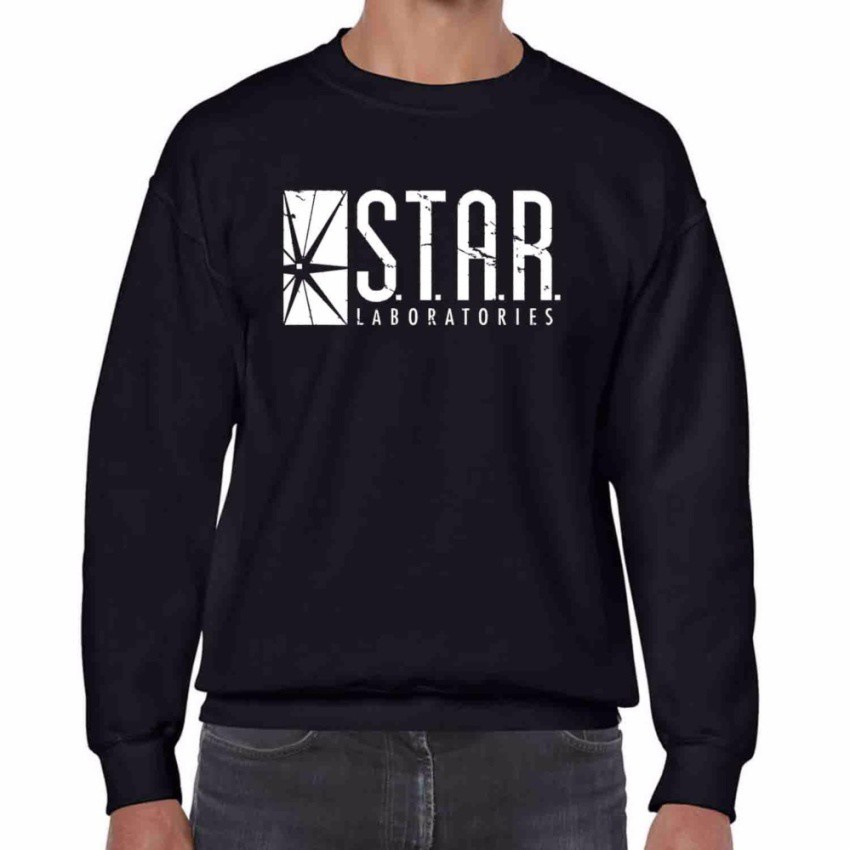 iGPrints STAR Laboratories Sweatshirt Distressed StarLabs Sweater The ...