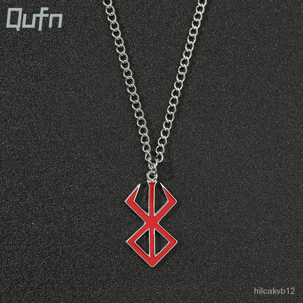 Berserk Necklace Guts Sword Logo Pendants Choker The Mad Warrior Of ...