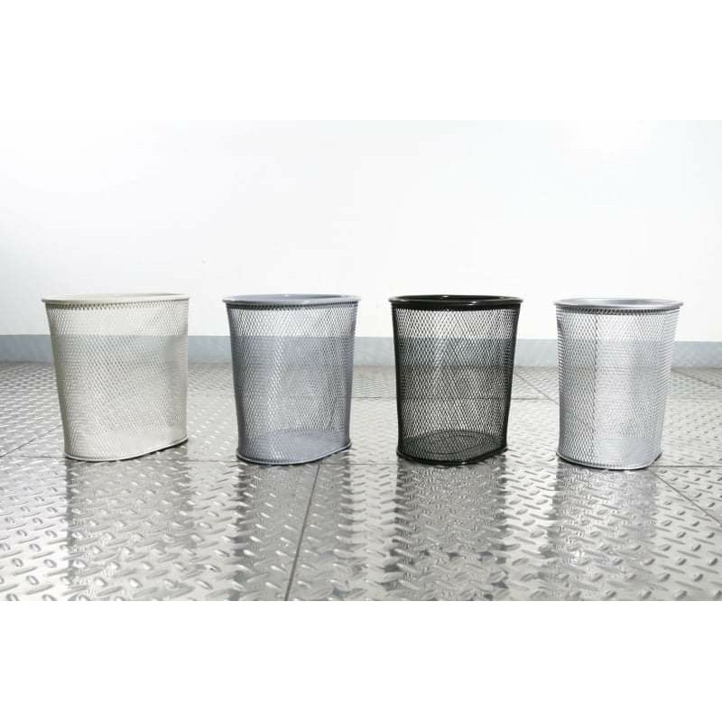 ℡Oval Waste Basket ( Metal Trash Bin) | Shopee Philippines