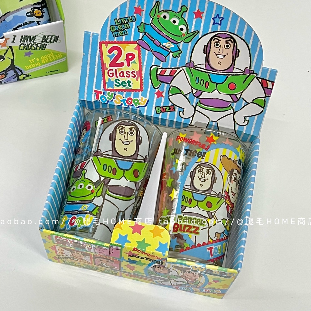 Daily single Toy Story three-eyed boy Buzz Lightyear Pooh glass cute ...