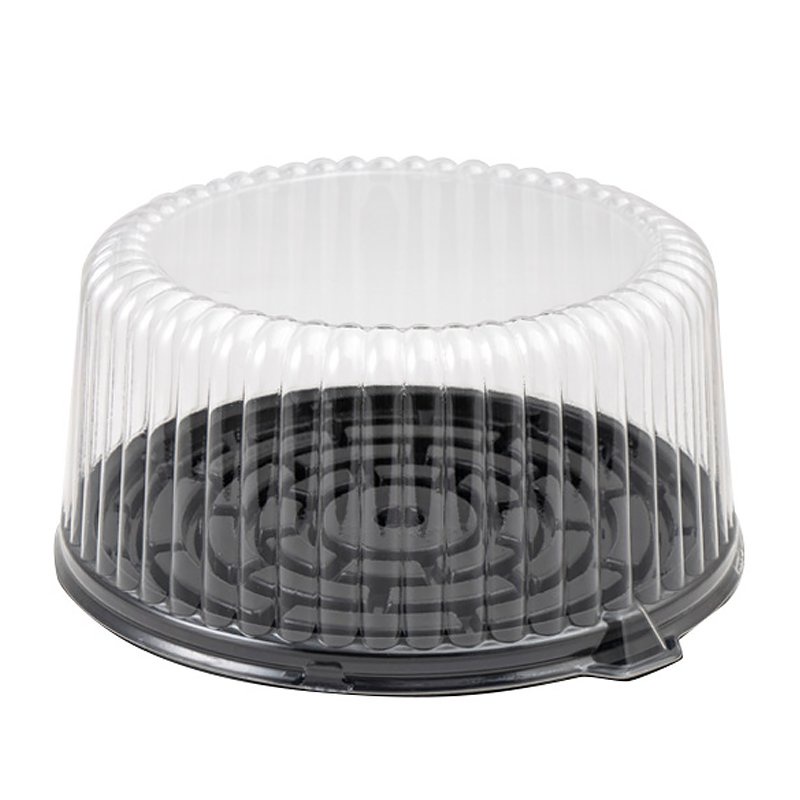 9" Inch Plastic Round Clear Dome Container with Clear Lid Packaging ...