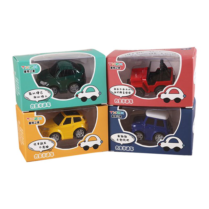 Children's education new die cast traffic toy window box display box ...