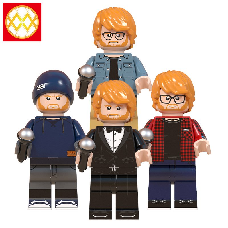 WM6093 Famous Singer Figures Ed Sheeran Building Blocks Celebrity ...