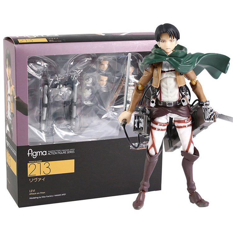Attack on Titan Levi Ackerman #213 Anime Action Figure Toy movable ...