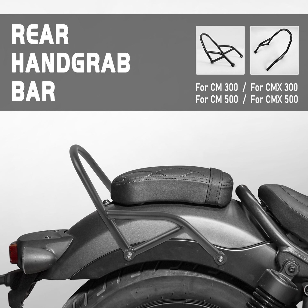 Motorcycle Rear Grab Bars Seat Passenger Cargo Holder Side Hand Rail ...