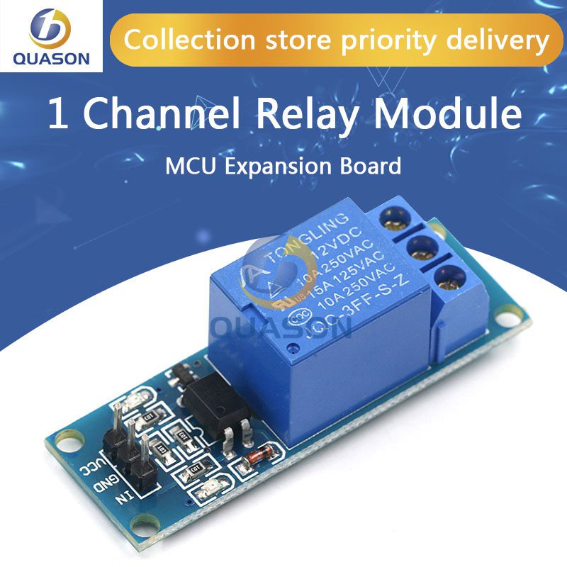 1 Channel 12V relay module with optical coupling isolation relay MCU ...