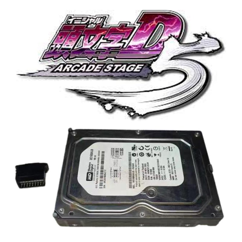 Initial D 5 Arcade Stage Hdd Ssd With Doggle Original Game Hard Disk ...