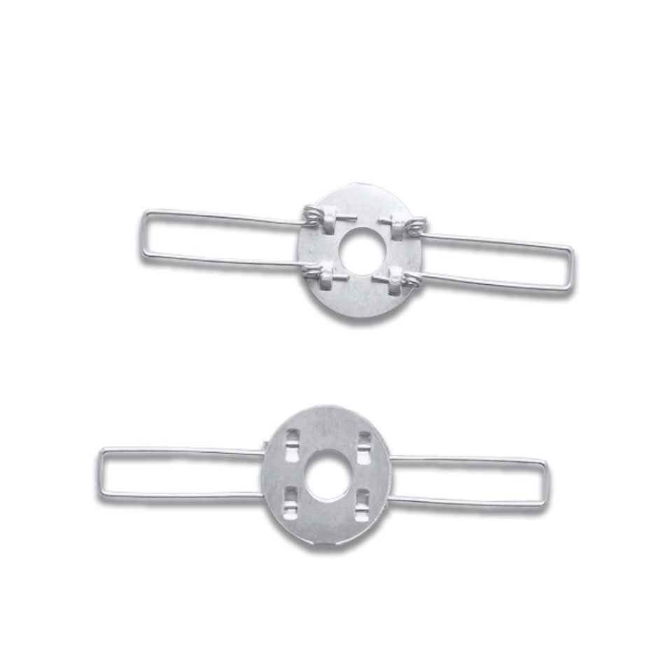 2 Arms Fixing Lampshade Shrapnel Buckle Pendant Lamp Spring | Shopee ...