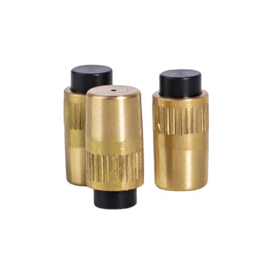 CNC machined OEM Brass spring pin POM nylon flat head spring plunger ...