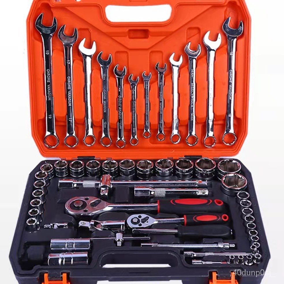 61PCS Vehicle Tools Auto Repair Other Tool Kit Special Power Car Fix Set wrench socket ...