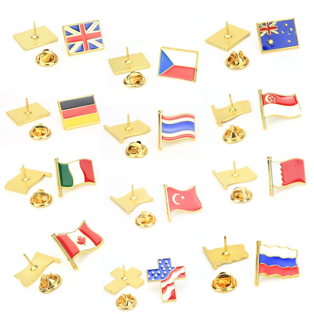 Custom National Emblem Pins, Name Tag Badge Alloy 3D Logo Badge Symbol ...