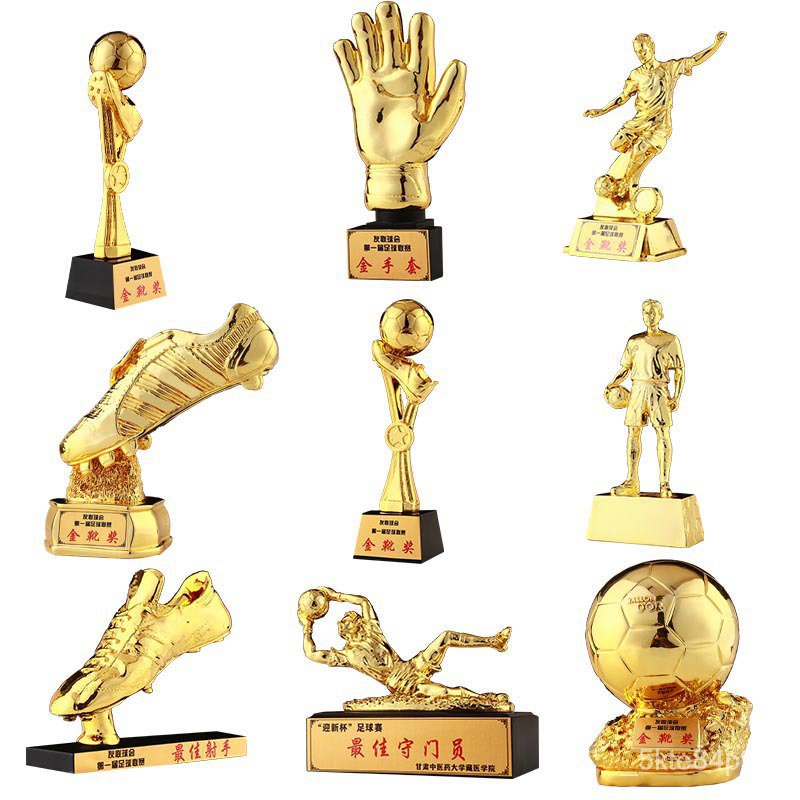 High Quality Sport Trophy Customized Soccer Game Mementos Resin ...