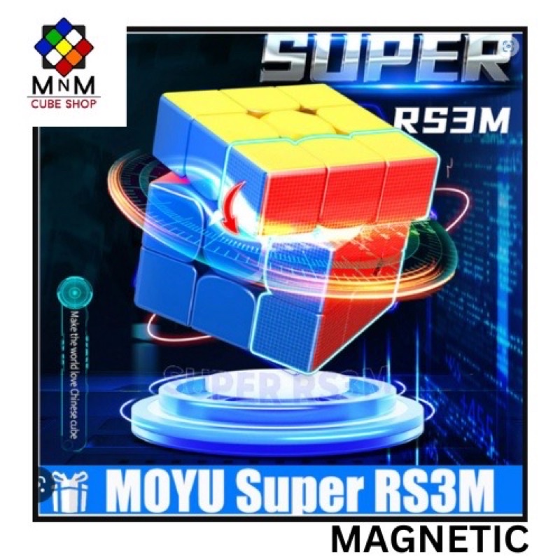 RS3M SUPER ORIGINAL Magnetic Ball Core MagLev MoYu 2020 3x3x3 Cube ...