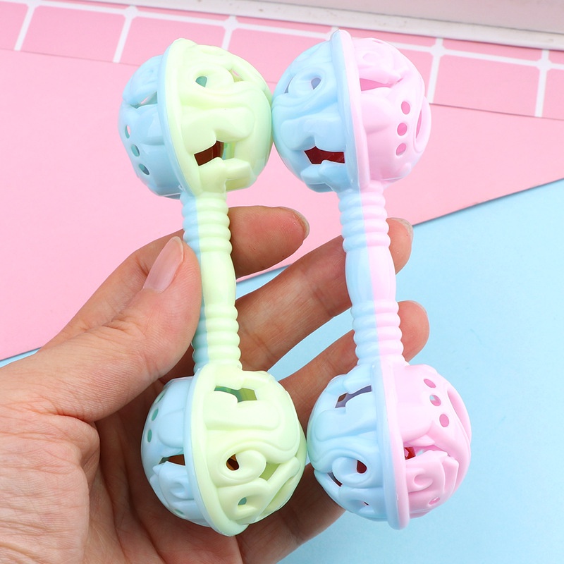 Baby Rattle Shaker Sand Hammer Toy Dynamic Rhythm Stick Rattles Musical ...