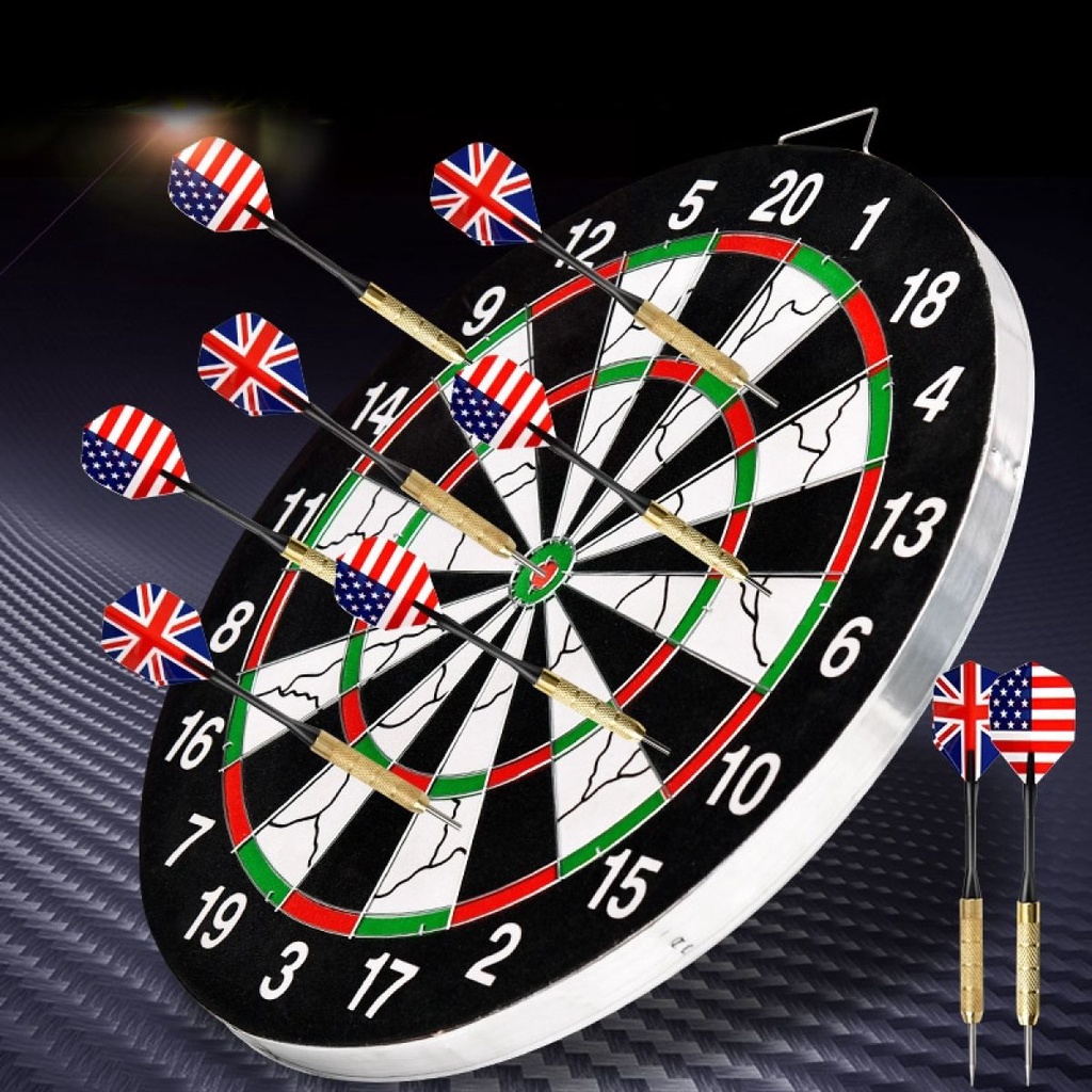 ♗Original dart board Original thickened double-sided dart board Dart ...