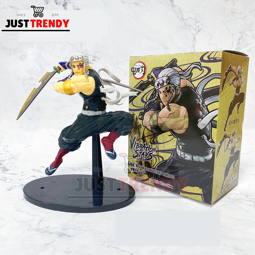Anime Figure Kimetsu No Yaiba Demon Slayer 20cm Battle Version Uzui ...
