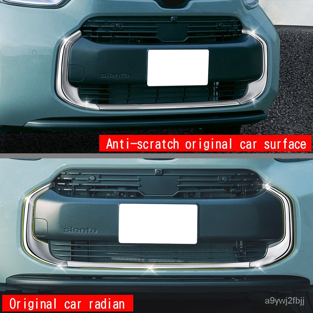 For Car Grille Trim Strip 2022 NEW Toyota SIENTA FRONT Bumper Full Star ...