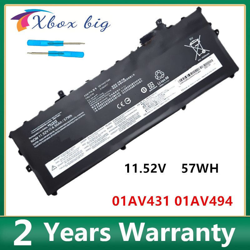 01AV494 Laptop Battery For Lenovo Thinkpad 01AV430 01AV429 SB10K97586 ...