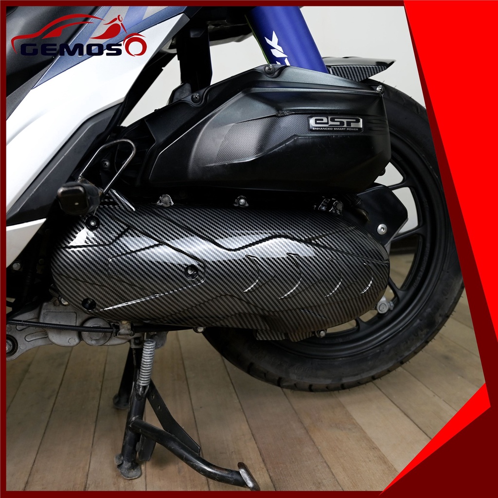 CRANKCASE COVER CVT FOR HONDA CLICK 125, 125I, V2 AND V3 CARBON MADE IN ...