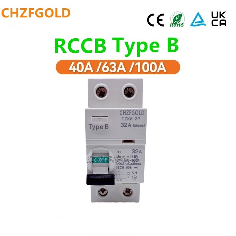 10ma 30ma Rccb Type B Residual Current Circuit Breaker Id F360 Residual Current Leakage ...