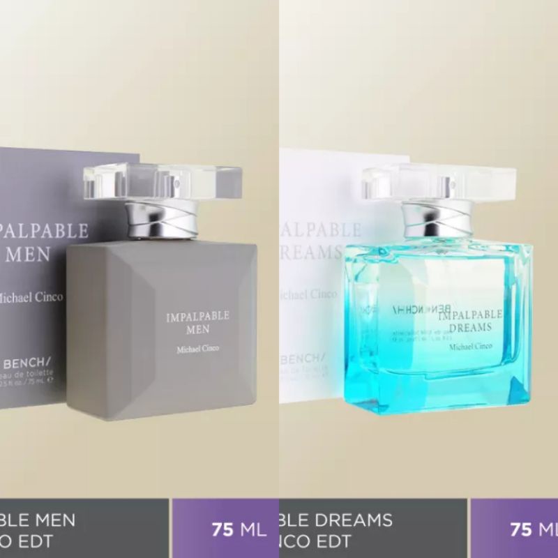 ☃ ORIGINAL BENCH PERFUME Michael Cinco | Impalpable "Dreams" OR "MEN ...