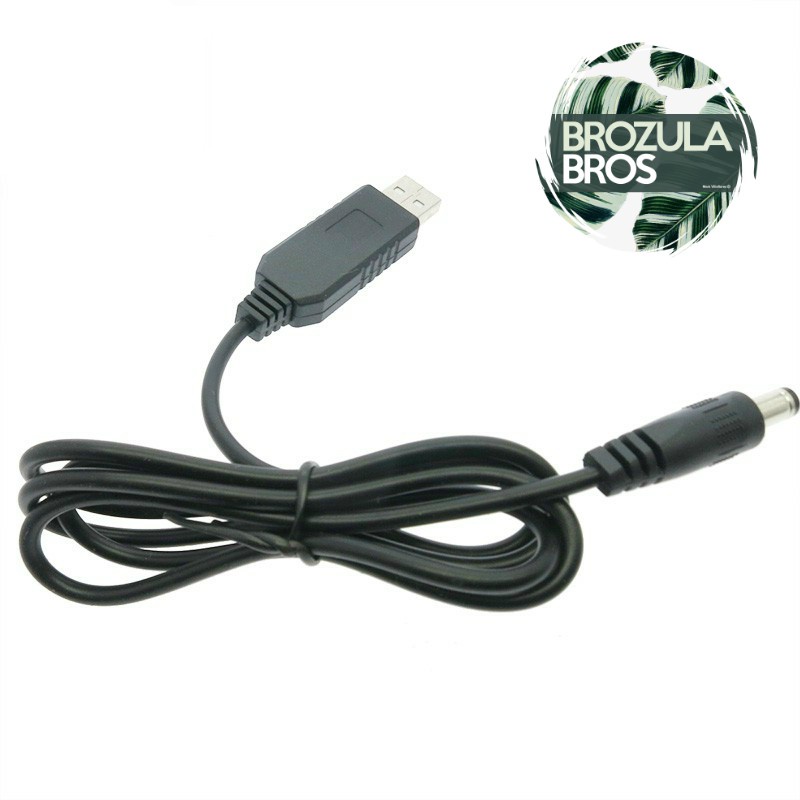 ☃ USB Cable Booster 5v to 12v (Powerbank to Internet Modem) | Shopee ...