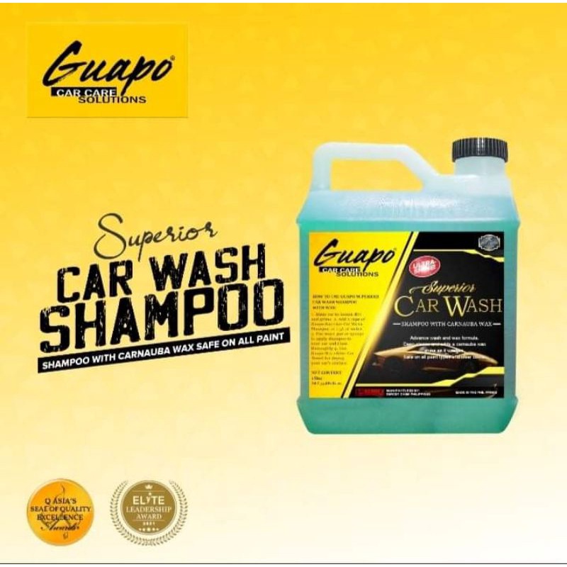 ♕Guapo Superior Car Wash Shampoo with Carnauba Wax | Shopee Philippines