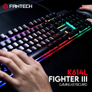 Fantech K614L Fighter III RGB Membrane Gaming Keyboards 26 Keys & Anti ...