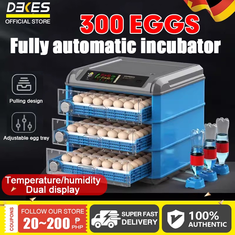 Egg incubator fully automatic 300 All-in-one hatching and brooding ...