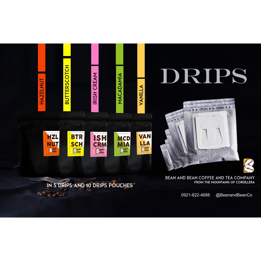 ☽Bean and Bean: THE DRIPS | Shopee Philippines