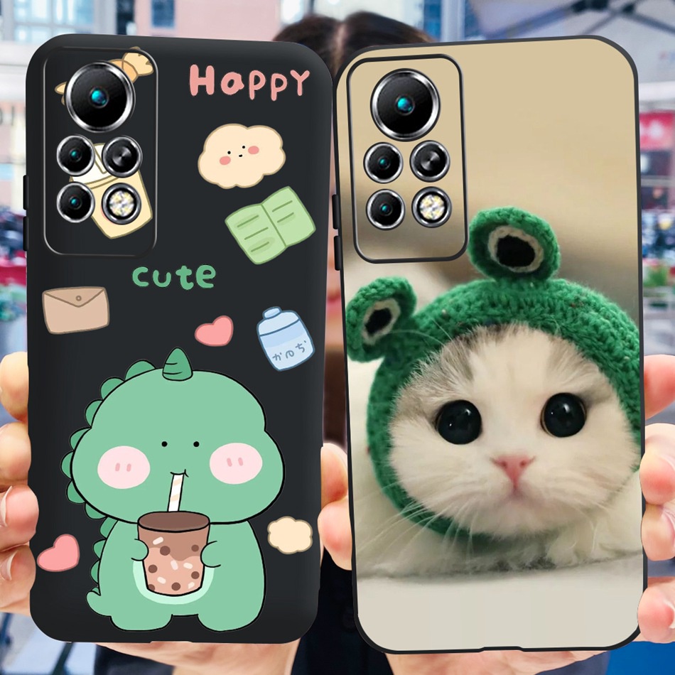 Infinix Note 11 Pro X697 / Note 11s X698 Phone Casing Cute Dinosaur Cat ...