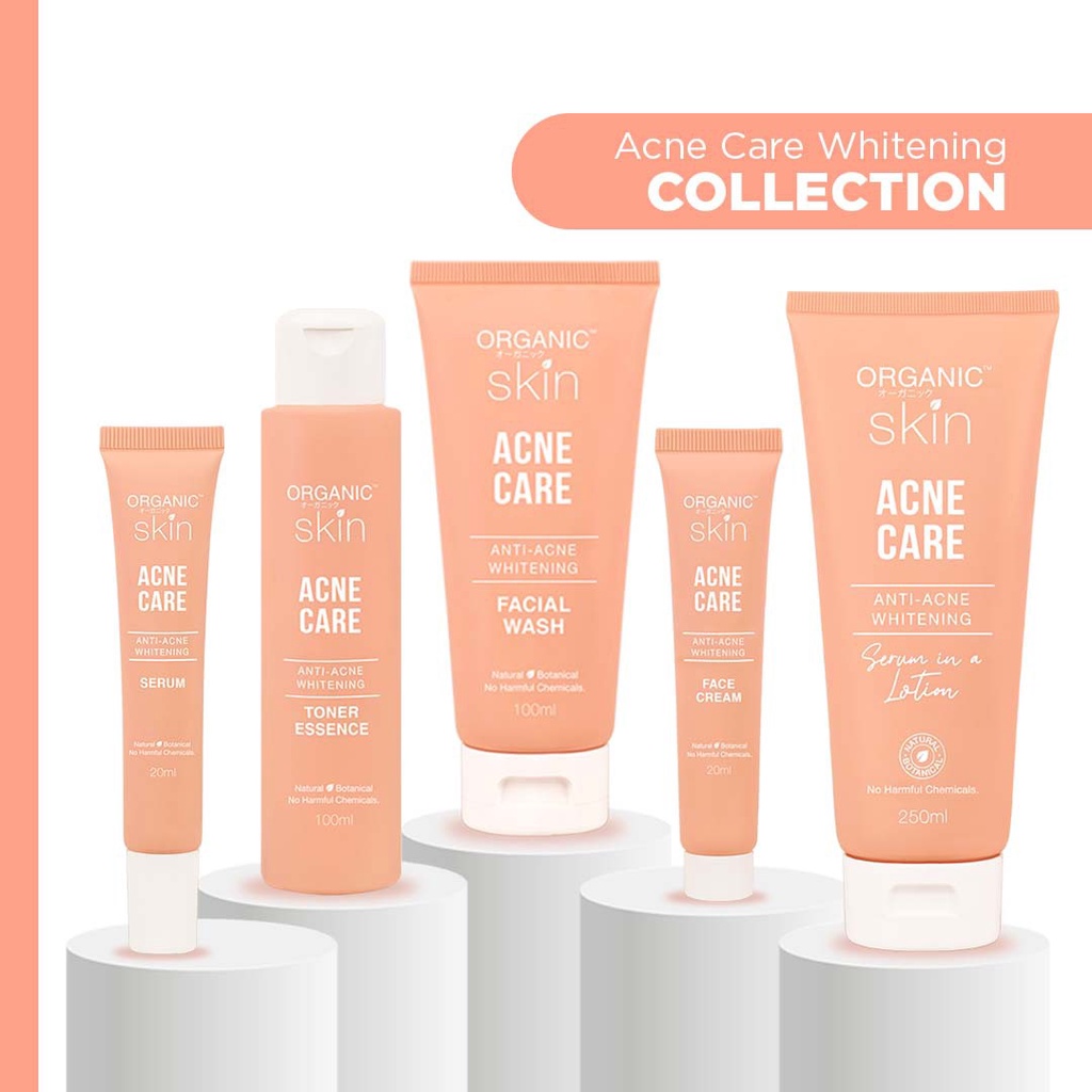 Organic Skin Japan Antiacne Whitening Collection Anti Acne | Shopee ...