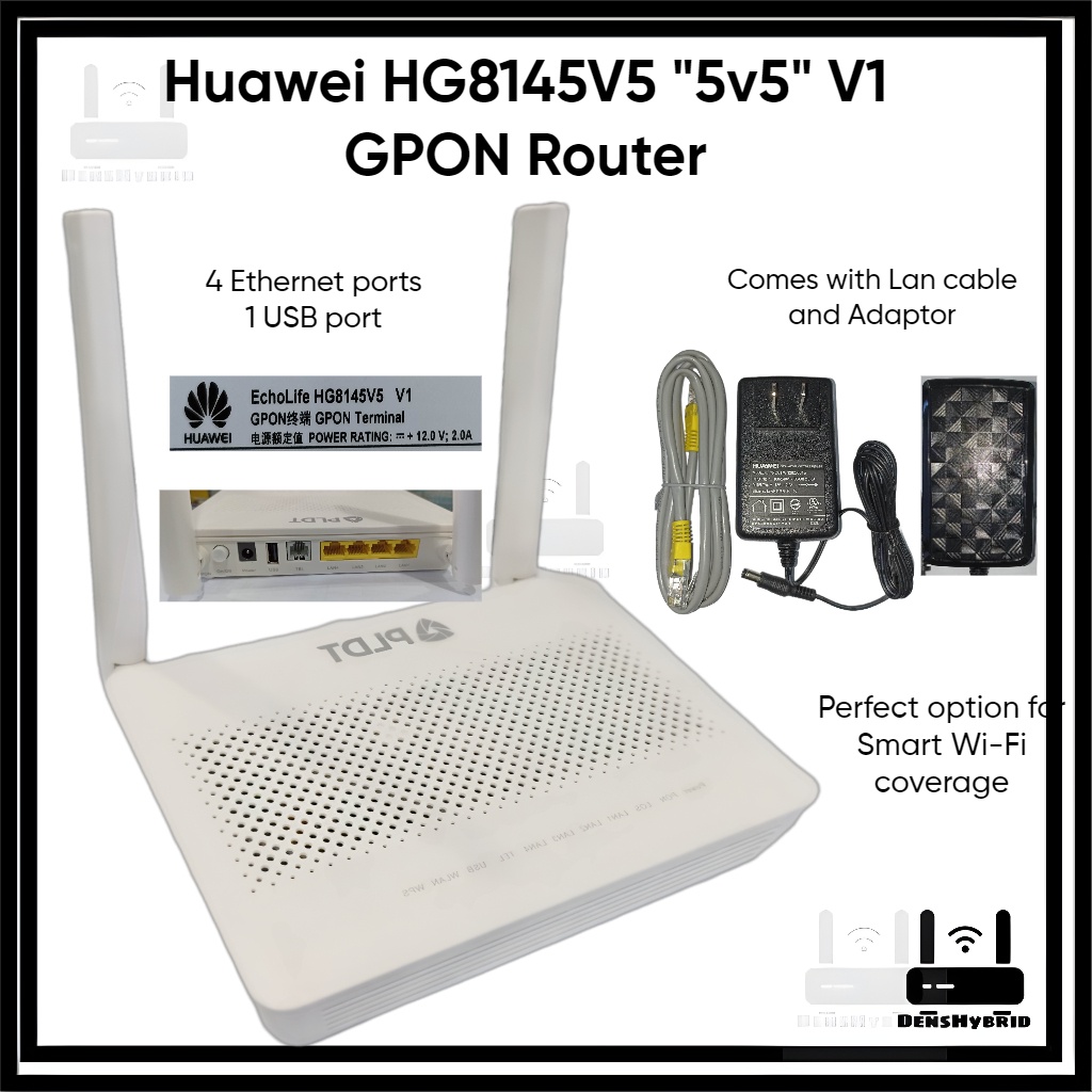 Brandnew Blue Port "5v5" HG8145V5- Router | Shopee Philippines
